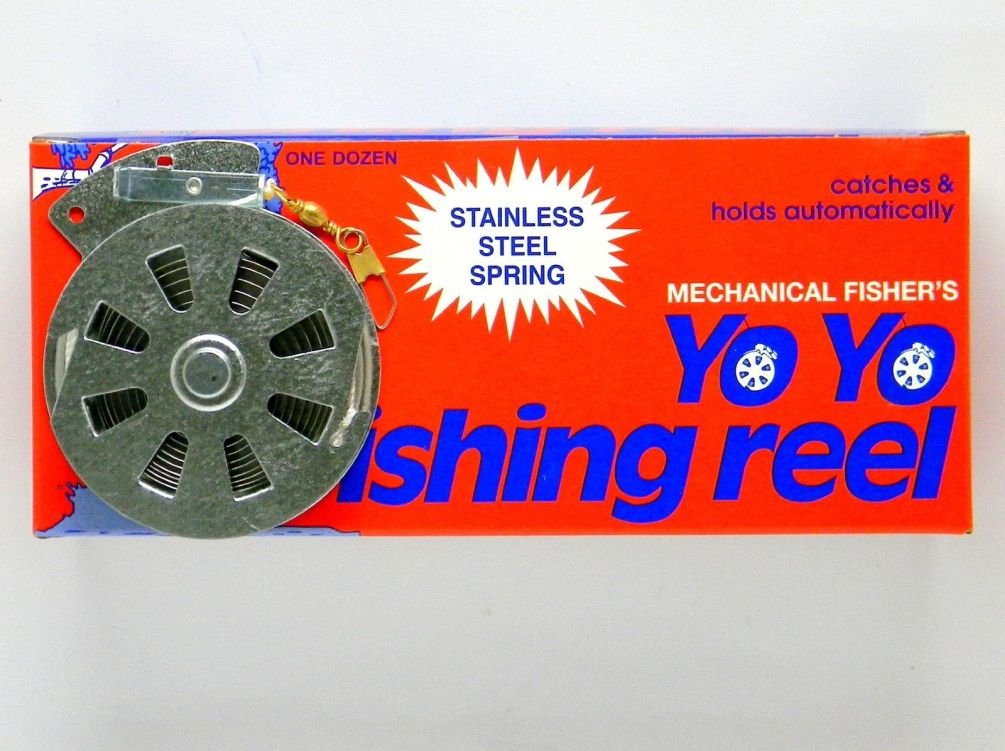 Mechanical Fisher- Yo-Yo Fishing Reel 12 Pack- Wire Trigger – Fish 'N Stuff